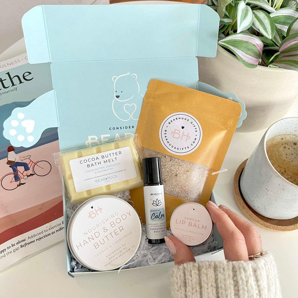 Here For You Hug in a Box | Letterbox Friendly Gift Box – BearHugs